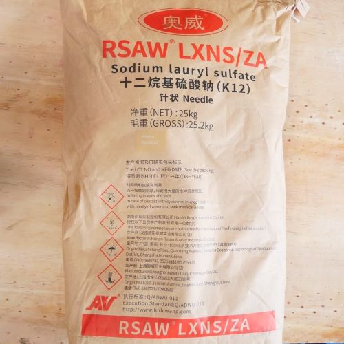 Sodium lauryl sulfate (SLS)/RSAW LXNS/ZA (ฟองเส้น) China